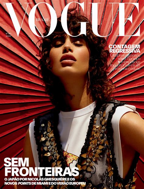 Mica Arganaraz é Capa Da Edição De Julho Da Vogue Brasil Супермодели Обложки вог Обложки