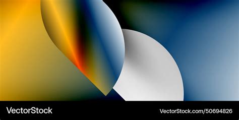 Bright Color Circle And Round Element Minimal Vector Image