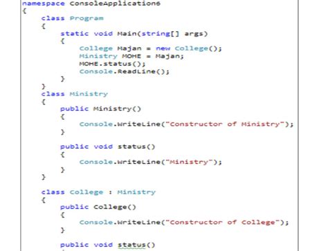 Solved Namespace Consoleapplications Class Program
