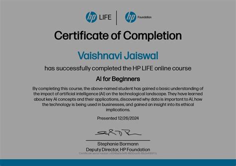 Vaishnavi Jaiswal On Linkedin Artificialintelligence Ai Hplife