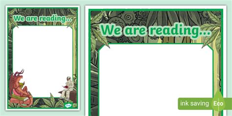 Ks2 We Are Reading Display Poster Twinkl