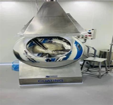 Stainless Steel Coating Machine For Tablet Capacity 200 Kg At