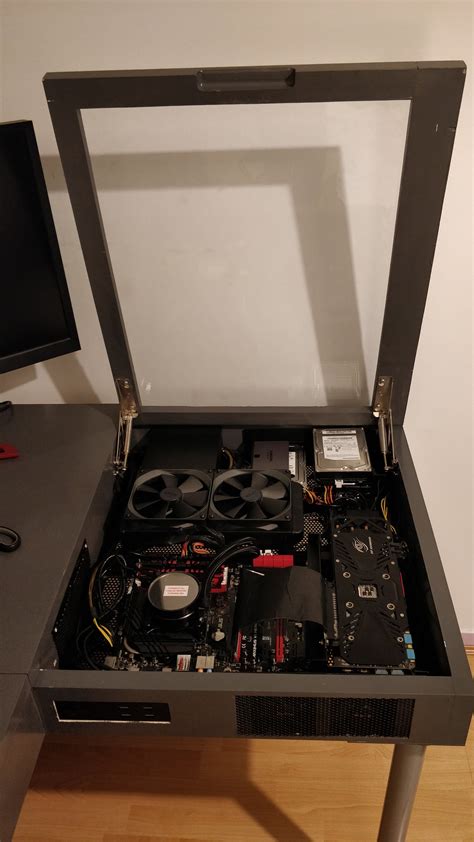 Building A Computer Desk Diy Desk Pc Artofit