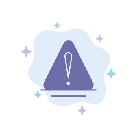 Alert Danger Warning Logistic Blue Icon On Abstract Cloud Background 13172746 Vector Art At Vecteezy