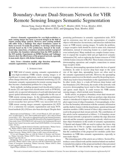Boundary Aware Dual Stream Network For Vhr Remote Sensing Images