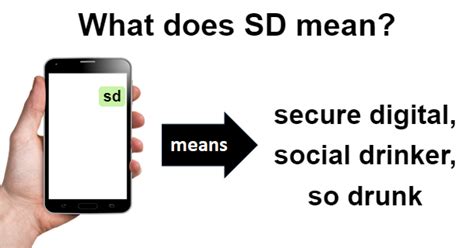 SD What Does SD Mean