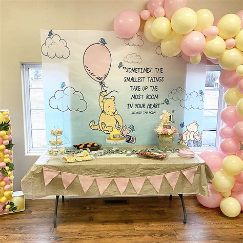Pink Classic Pooh Balloon Arch Balloon Garland Kit Garland Length