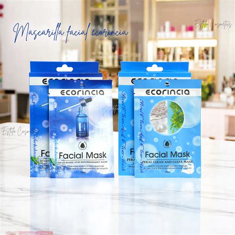 Mascarilla Facial Ecorincia Caja 10 Sachets Estilo Cosmetics