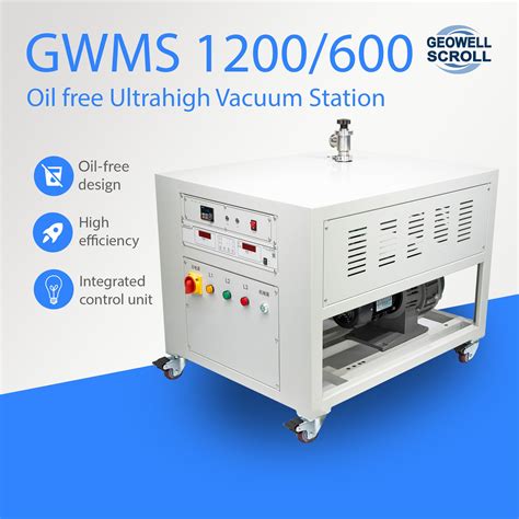 1200l S Integrated Control Unit Vacuum Pump Unit Oil Free Vacuum
