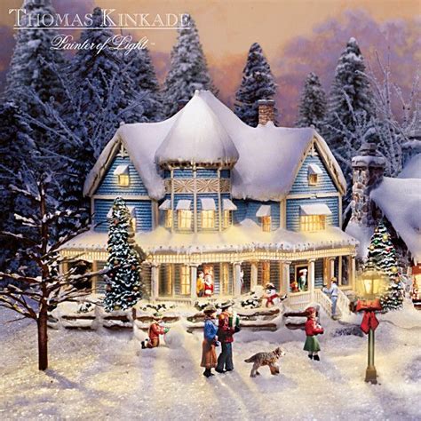 Thomas Kinkade Christmas Village Houses 2020 At Bobby Holman Blog