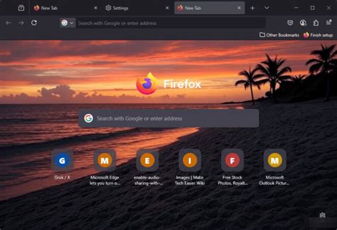 Easily Customize Your Firefox New Tab With A Background Image Make Tech Easier