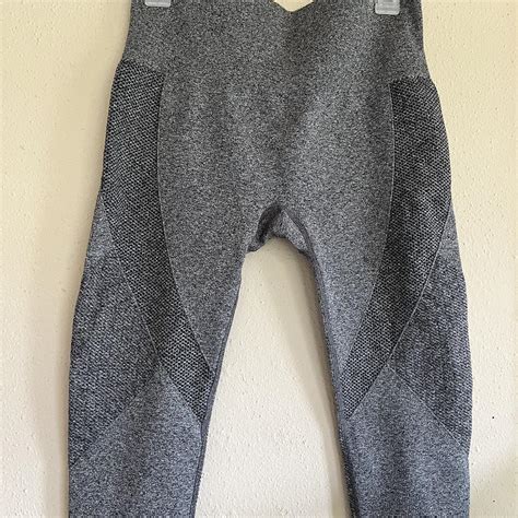 Lorna Jane Womens Grey Leggings Depop