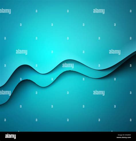 Abstract Colorful Vector Template Waved Background Eps10 Stock Vector
