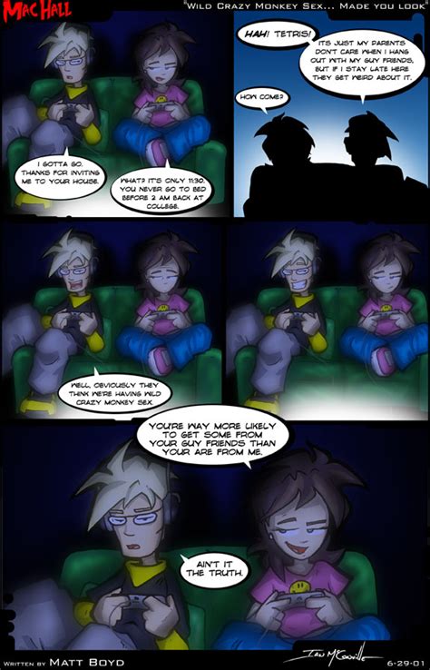 Mac Hall Comic Wild Crazy Monkey Sex Made You Look