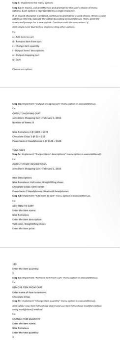 Solved Step 1 Create Itemtopurchasejava Class Definition