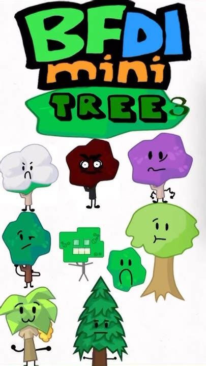 Bfdi Mini Tree 3 Survive The Forest Youtube