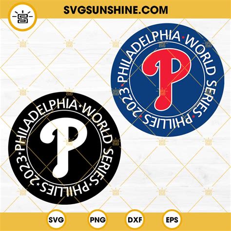 Phillies 2023 Philadelphia World Series Svg Phillies Baseball Svg Bundle