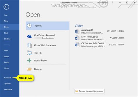 Enable Or Disable Automatic Updates In Office 2016 Tutorials