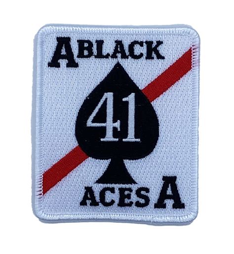 Vf 41 Vfa 41 Black Aces Patch Squadron Nostalgia