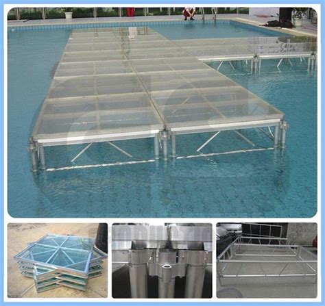 Tourgo Outdoor Event Design Movable Portable Plexiglass Aluminium Stage