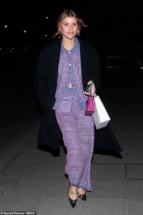 Sofia Ritchie Dons A Purple Co Ord As She Steps Out With Fiancé Elliot