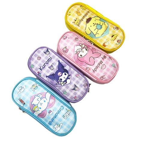 산리오 캐릭터 필통 학용품 케이스 문구케이스 4가지 캐릭터 카멜