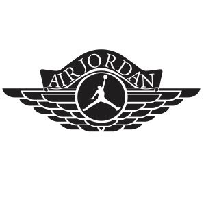 Air Jordan Wing Logo Air Jordan Logo Silhouette Svg Logo Svg Jump