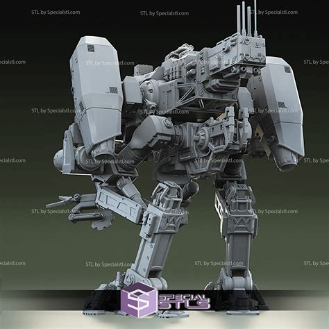 Moose Mech 3d Printable From Chappie The Movie Stl Files Specialstl
