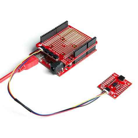 Sparkfun Vr Imu Breakout Bno086 Qwiic Red Pcb Arduino