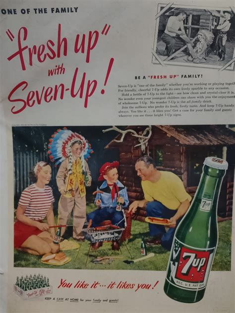 Vintage 7up Print Ad 1951 Hobbies And Toys Memorabilia And Collectibles Vintage Collectibles On