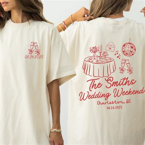 Wedding T Shirts Etsy