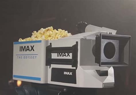 Same Day Shipping The Odyssey Imax Camera Popcorn Bucket Regal Theater