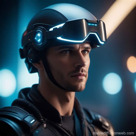 Cyclops Inspired Cyberpunk Character Stable Diffusion Online