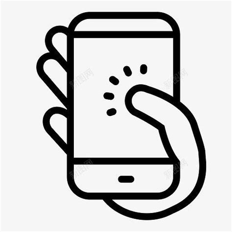 智能手机点击触摸屏幕图标 Icon 标识 标志 Ui图标 设计图片 免费下载 页面网页 平面电商 创意素材图片手持手机素材图片素材 花瓣网