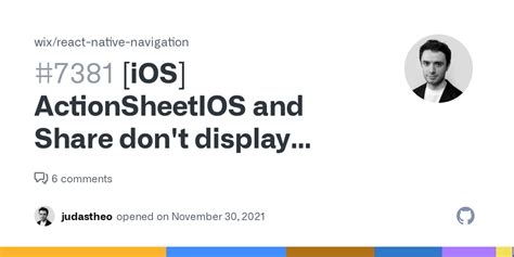 Ios Actionsheetios And Share Don T Display When Modal Is Opened Issue Wix React