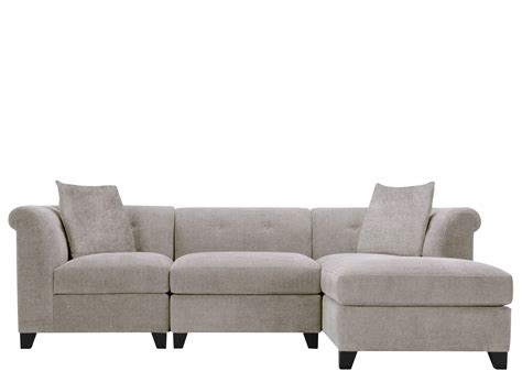 Corolla 3 Pc Microfiber Modular Sectional Sofa Sectional Sofas