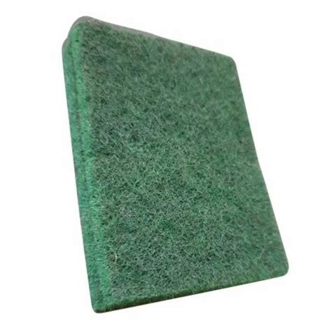 Polyester Green Scrub Pad For Utensils Cleaning At Rs 2 65 Square Inch