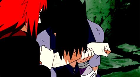 Sasuke Bites Karin Neck