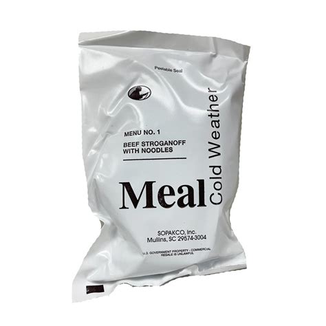 Cold Weather Military Mre Case 12 Meals Jan 2027 Or Newer Etsy
