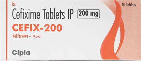 Cefix 200 Tab 10s My Generic Meds