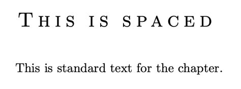 Increase Letter Spacing In Plain TeX TeX LaTeX Stack Exchange