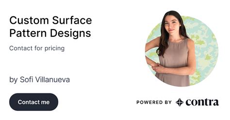 Custom Surface Pattern Designs By Sofi Villanueva