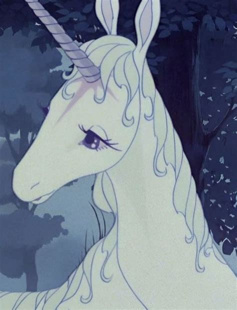 The Last Unicorn White And Blue Aesthetic Pfp White And Blue