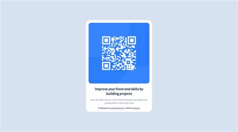 Frontend Mentor Qr Code Solution Using Css Flex Coding Challenge Solution