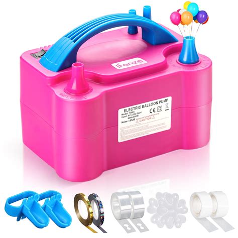 Electric Balloon Pump Dual Nozzle Balloon Inflator Pump 600w 110v