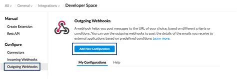 Configure Webhooks To Integrate External Applications Zoho Mail
