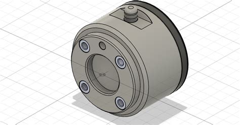 Ur5e Flange By Santiago Gomez Download Free Stl Model