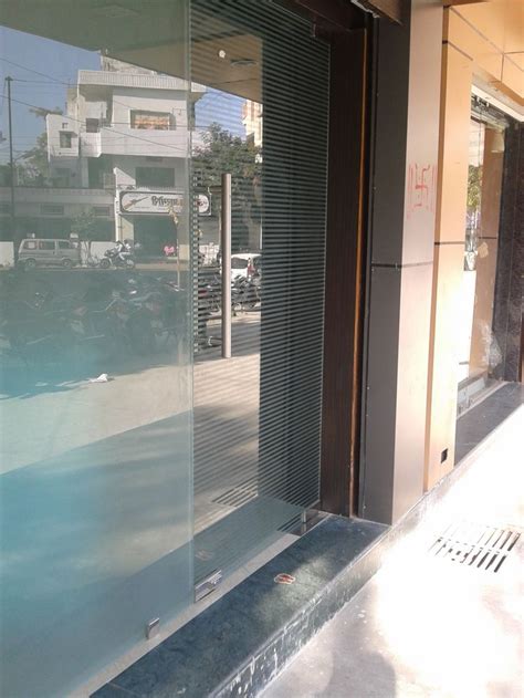 Elegant Glass Door Package With Top Patch Bottom Patch Corner Lock