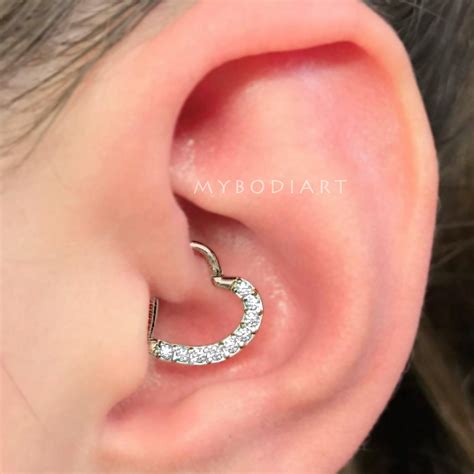 Heart Daith Piercing