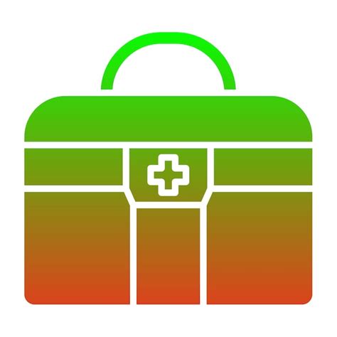 응급 처치 키트 아이콘 프리미엄 벡터